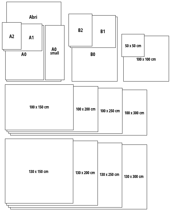 Posters printen | A0, A1, A2, B1, Abri en meer | printerpro.nl